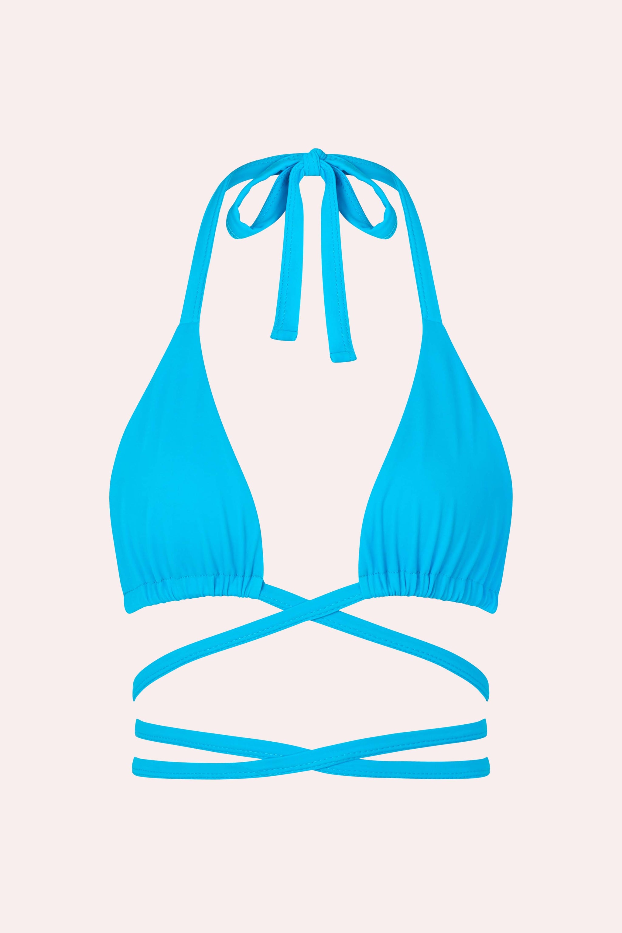Marvel' Wrap Top - Aqua | Cin Cin Swimwear + Resortwear